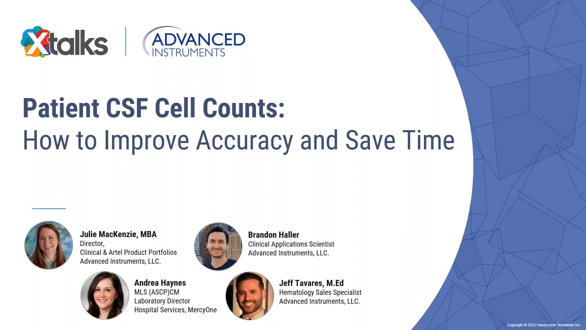 Patient CSF Cell Counts: How to Improve Accuracy and Save Time on Vimeo