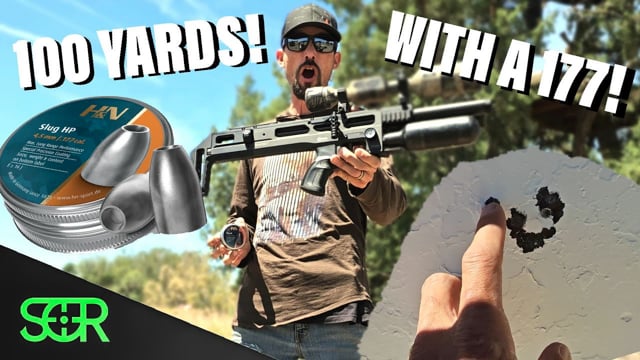 The TRUE Capability of 177 Caliber - H+N Slugs with BRK Ghost Carbine ...
