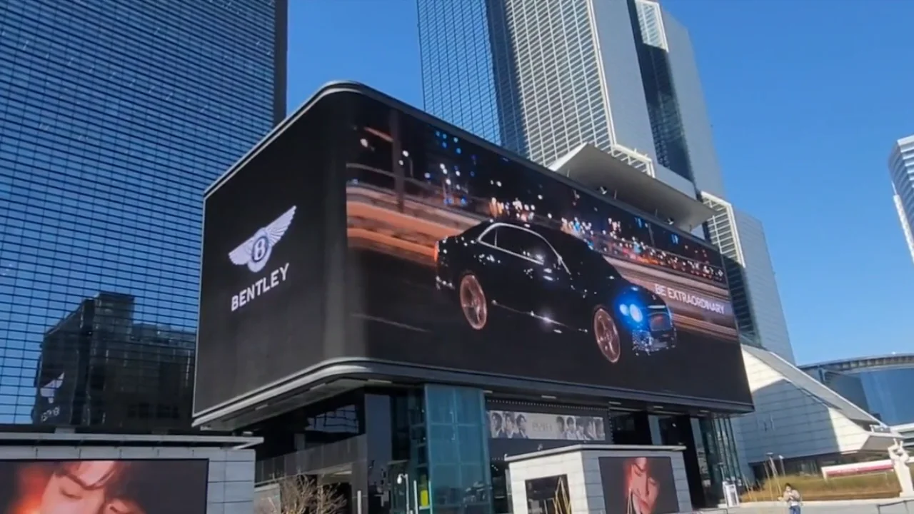 Kpop Square LED billboard at COEX. Seoul Korea