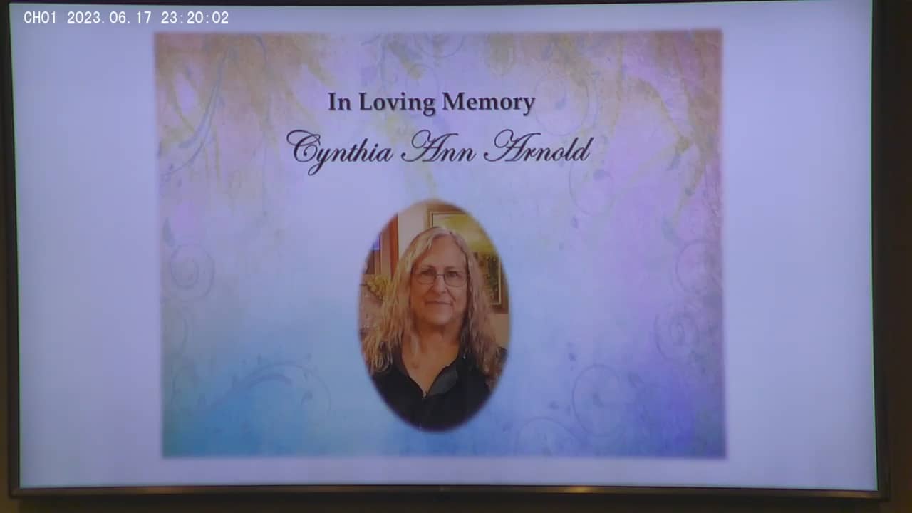 Cynthia Arnold Funeral Service on Vimeo