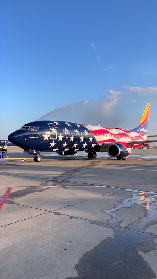 Honor Flight DFW on SW Airlines Freedom One on Vimeo