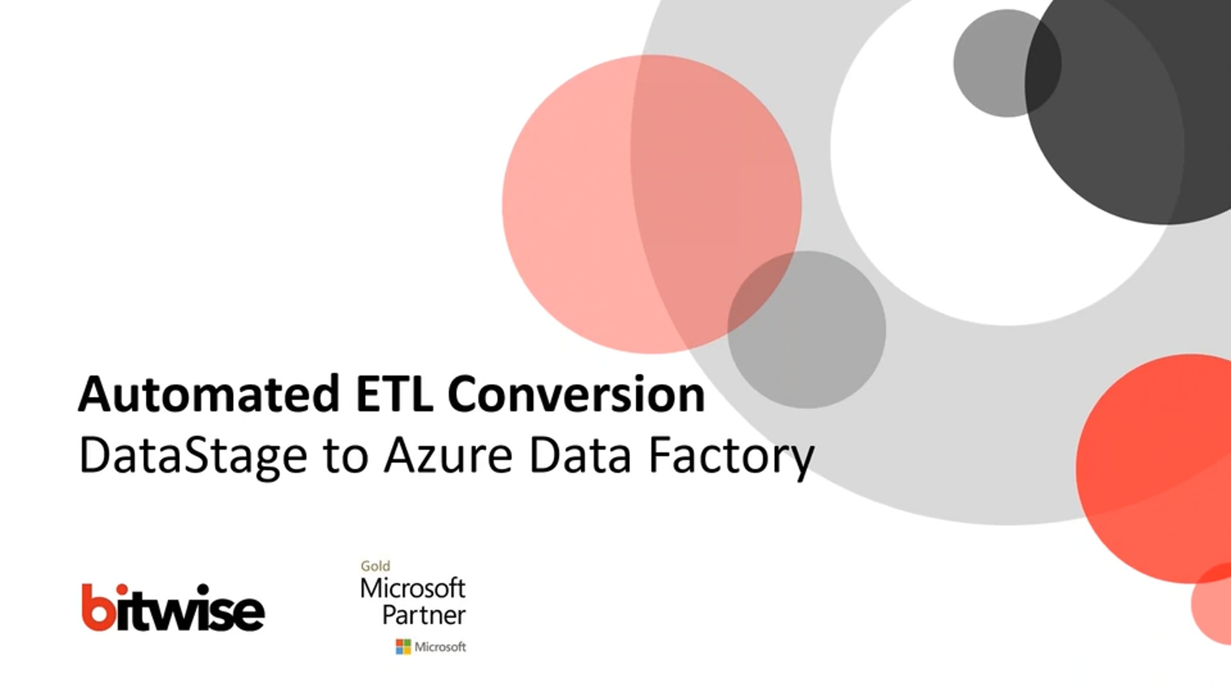 Demo: DataStage to ADF Automated ETL Conversion | Videos & Movies on Vimeo