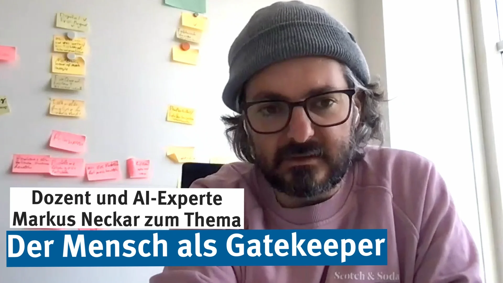 Markus Neckar zum Thema «Der Mensch als Gatekeeper» on Vimeo
