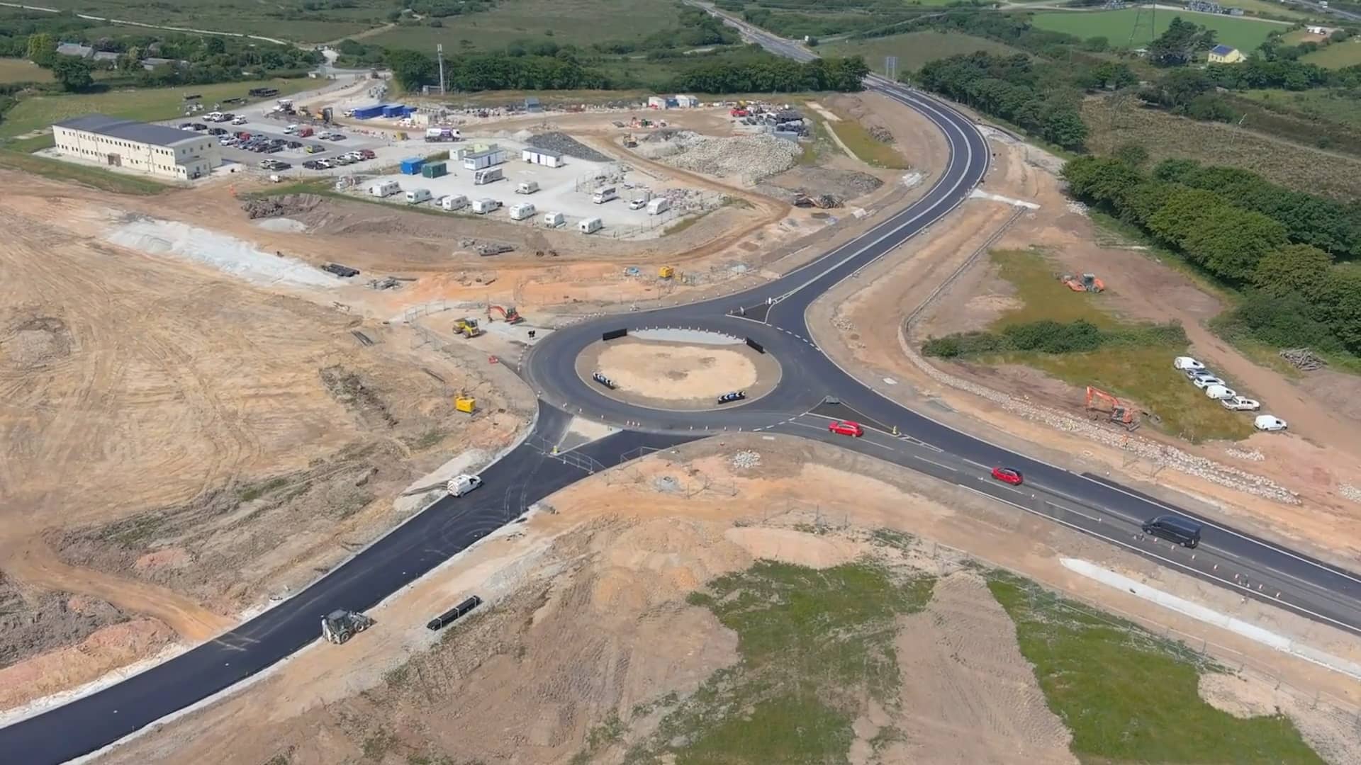 New road opens as part of St Austell to A30 link road project on Vimeo