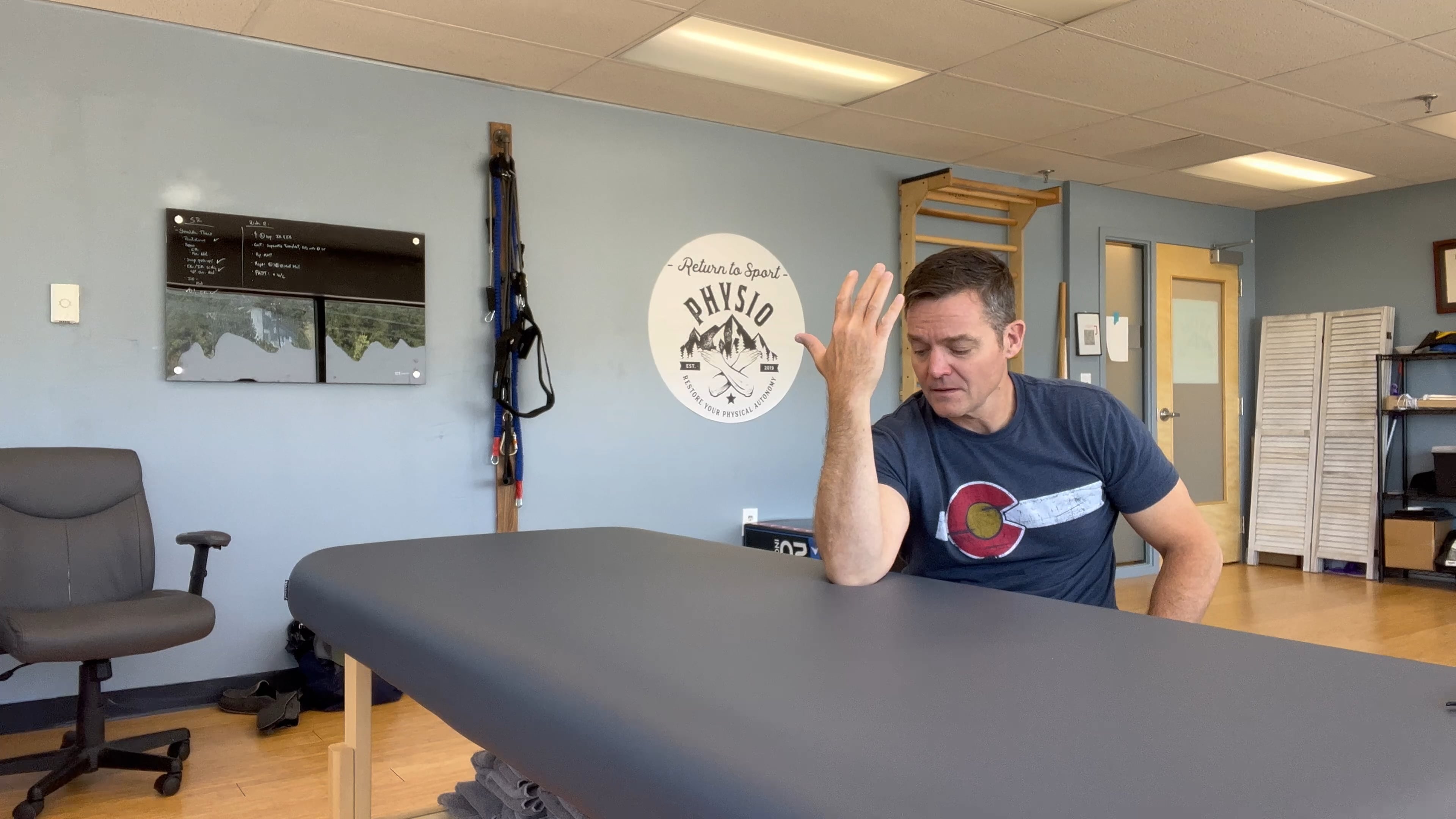 Seated Shoulder IR/ER on Vimeo