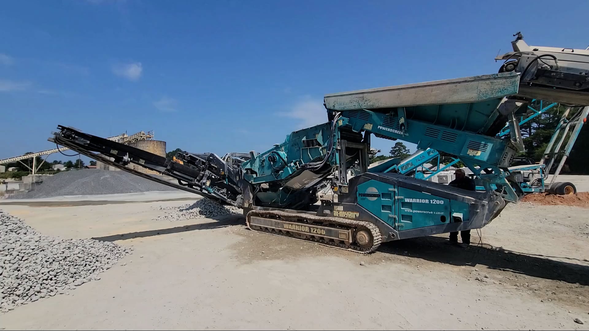 2018 TEREX POWERSCREEN WARRIOR 1200 CRAWLER SCREENING PLANT SN ...