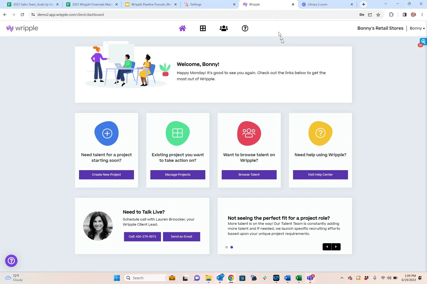 Wripple Platform Demo