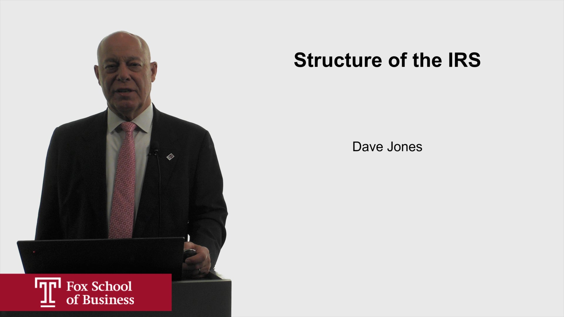 Structure of the IRS | Video Vault