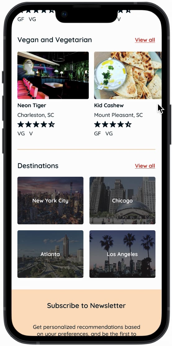 SafeEats Prototype on Vimeo