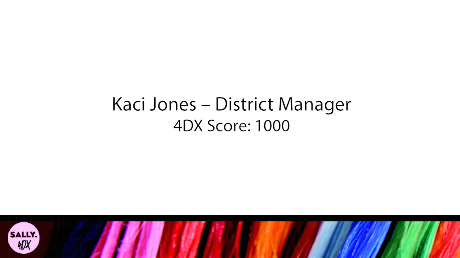 4DX Success Story_Kaci Jones on Vimeo