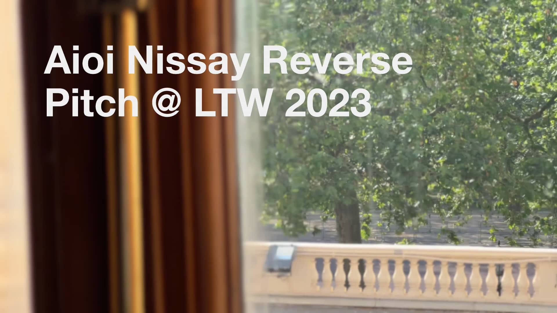 Aioi Nissay Pitch Event - London Tech Week 2023 on Vimeo