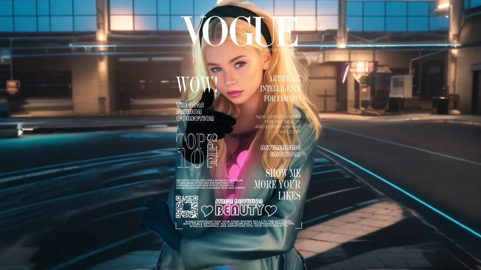 Fashion video for VG Models agency | Generated by AI | Stable Diffusion ...