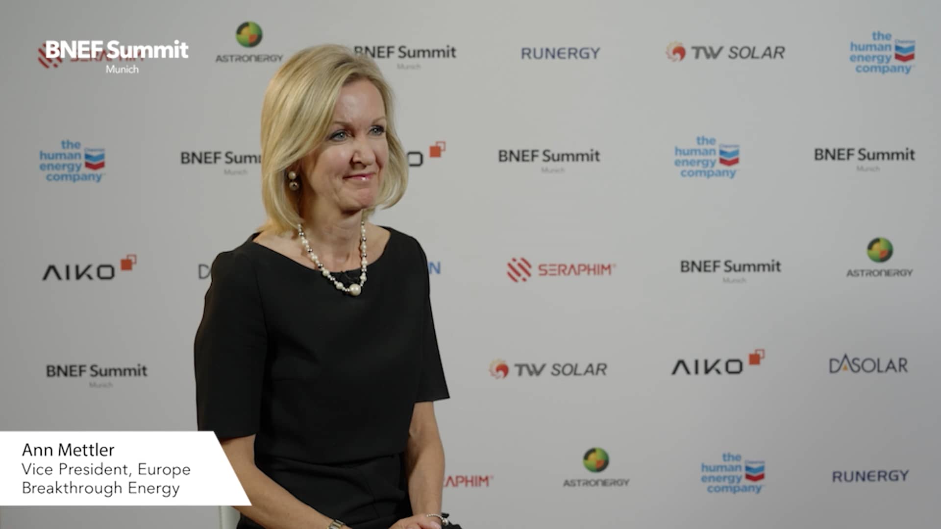 BNEF Summit Munich 2023, Interview With Ann Mettler, Vice President, Europe, Breakthrough Energy ...