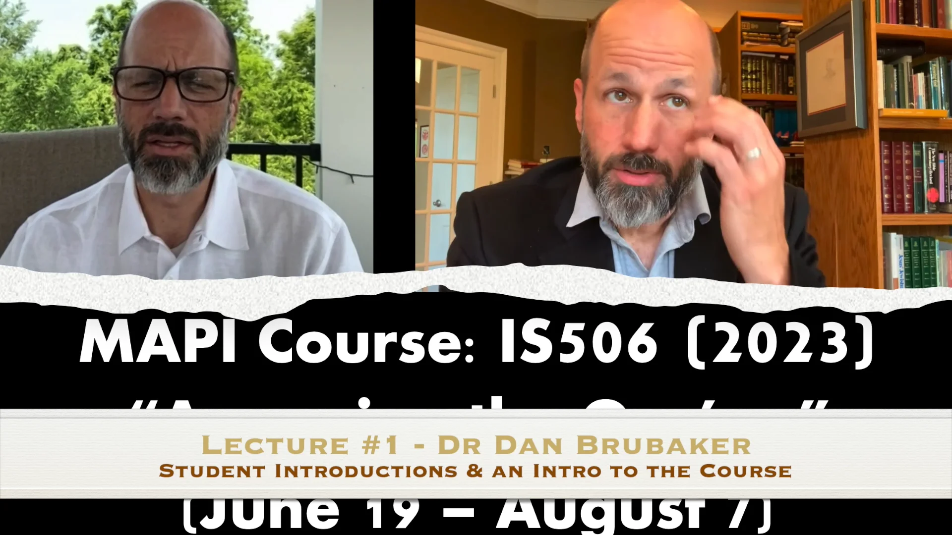 IS506[23]-Lect 1- Introductions-Dr Dan Brubaker-FINAL on Vimeo
