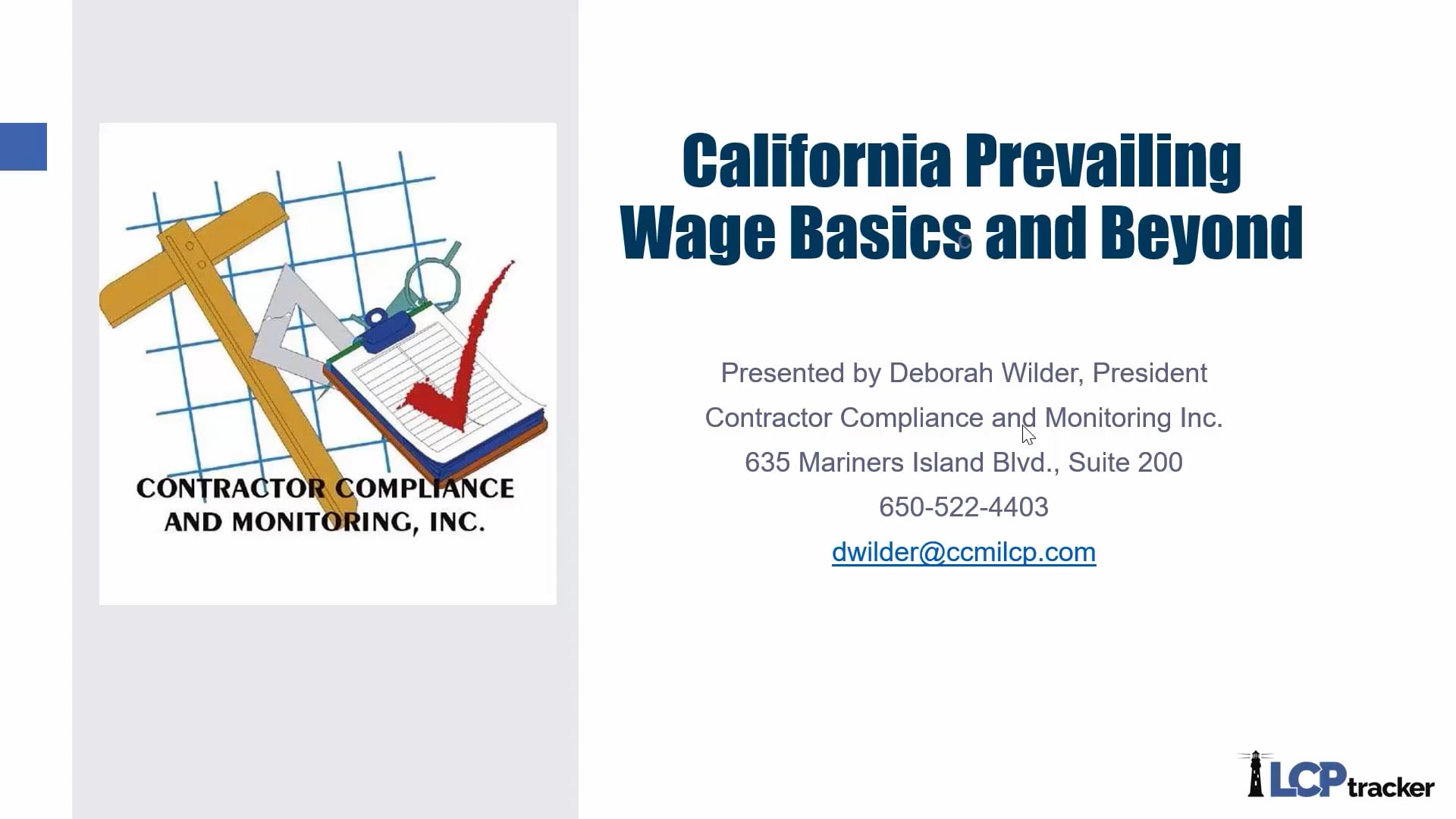 CA Prevailing Wage A Deep Dive - Part 1 & 2 on Vimeo