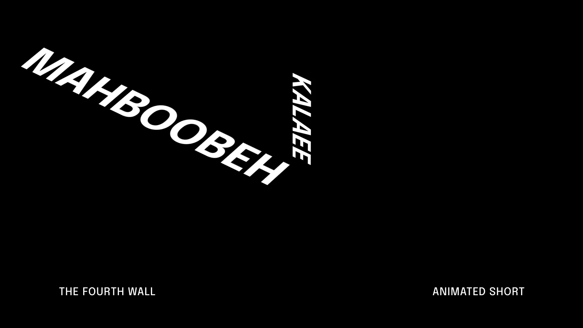 Mahboobeh Kalaee - The Fourth Wall