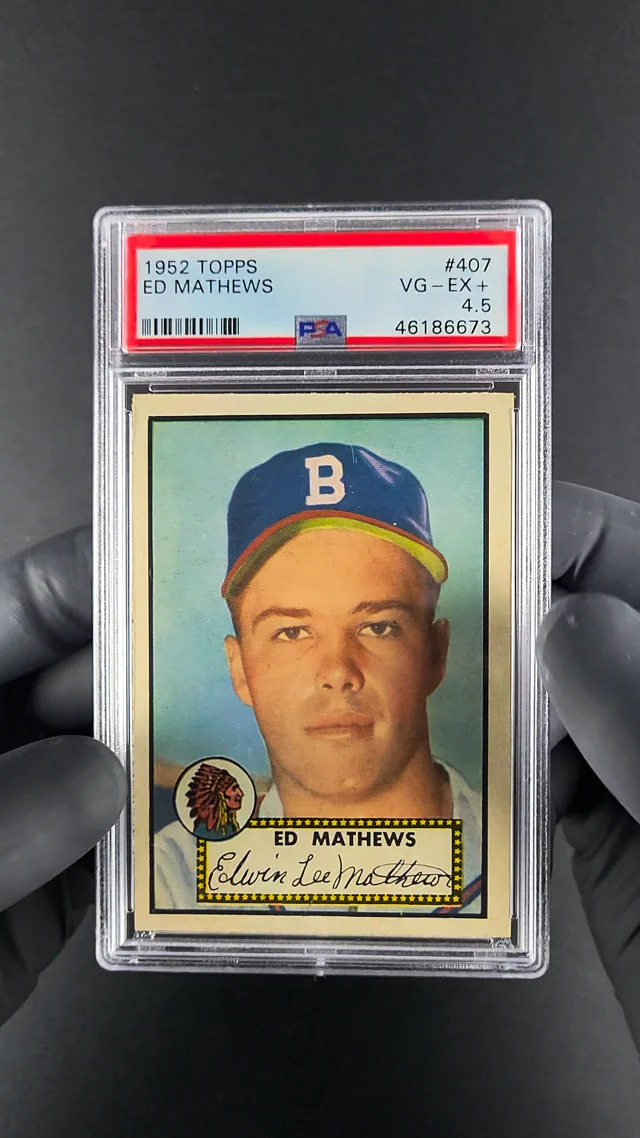 Eddie Mathews Rookie Card