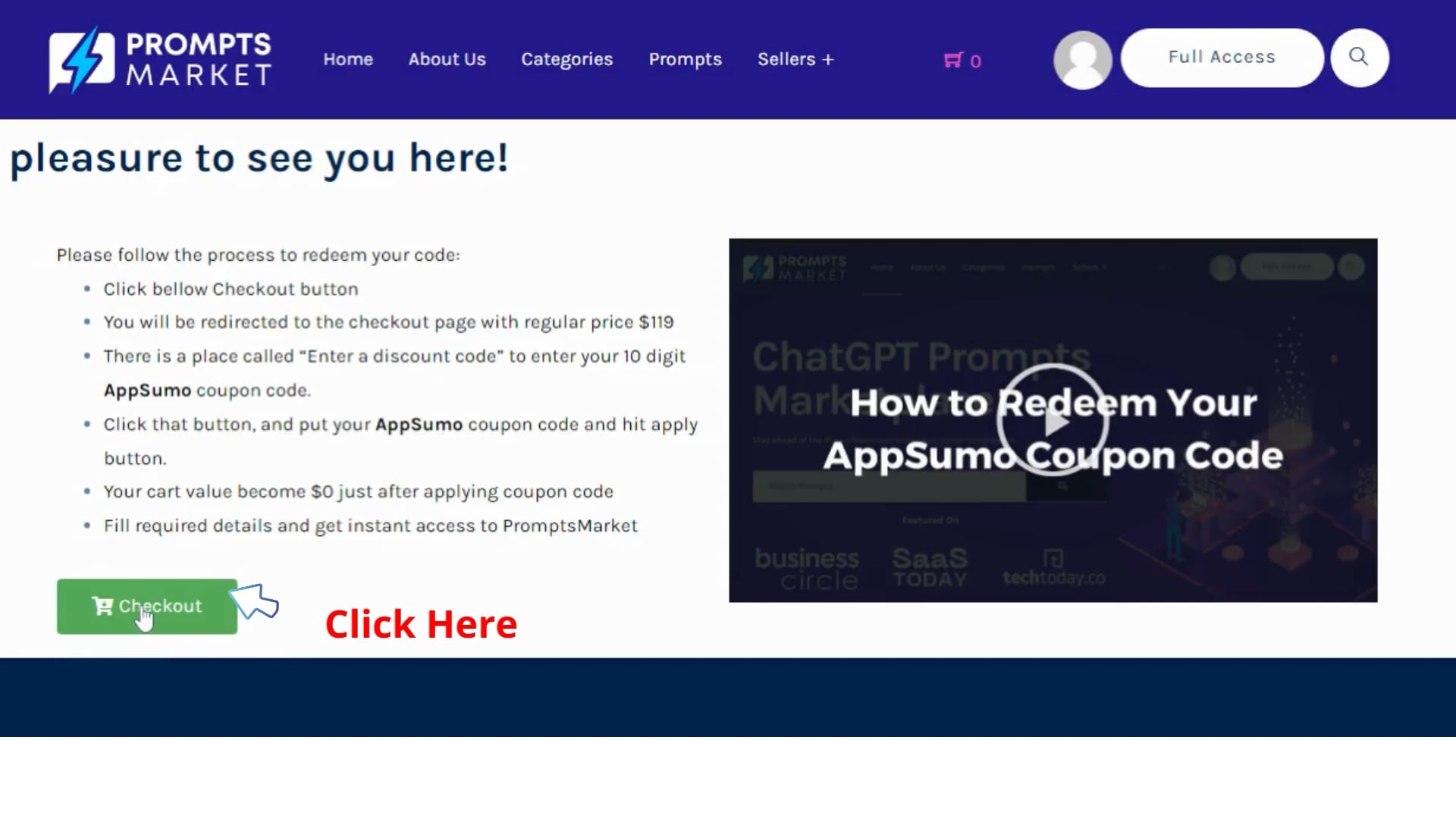 AppSumo Code Redemption on Vimeo