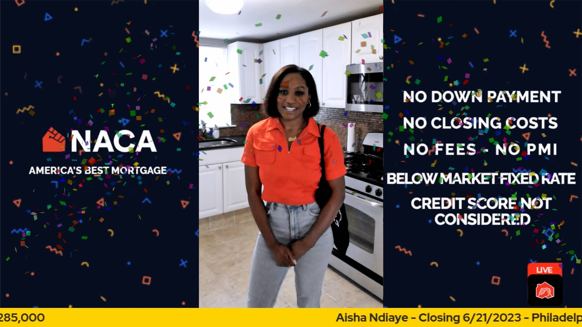 Aisha Ndiaye NACA LIVE Closing Testimonial Philadelphia, PA 06 21 2023 ...