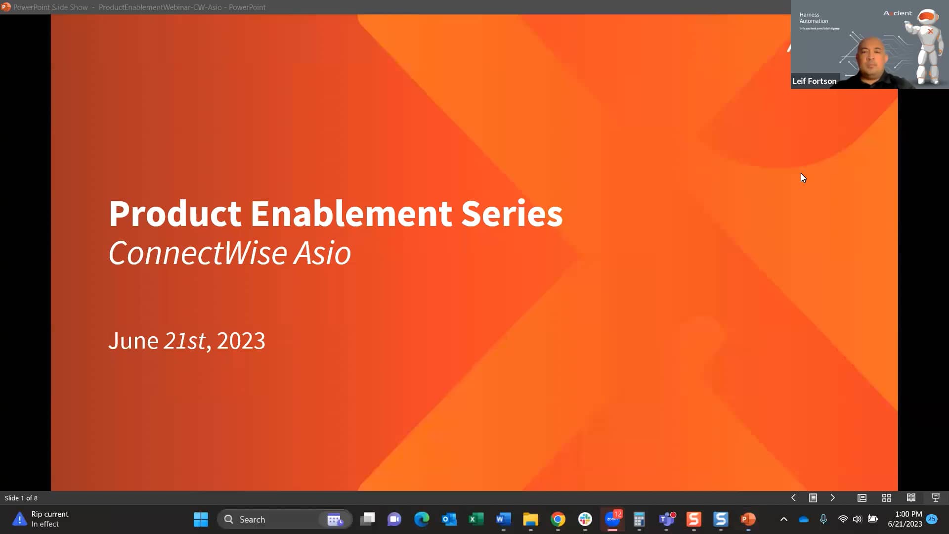6-21-23 - June Product Enablement Series - ConnectWise Asio on Vimeo
