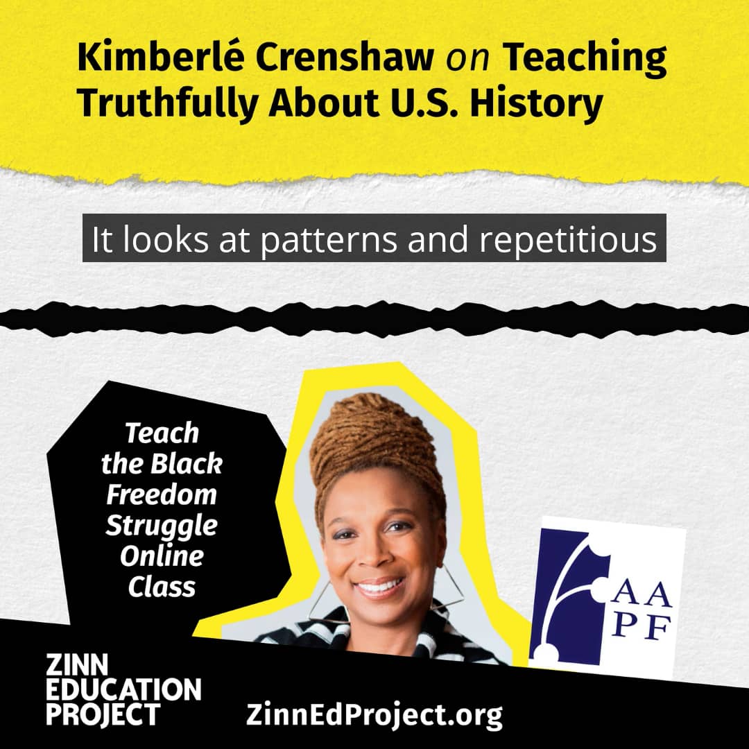 Kimberlé Crenshaw on Teaching Truthfully About U.S. History on Vimeo