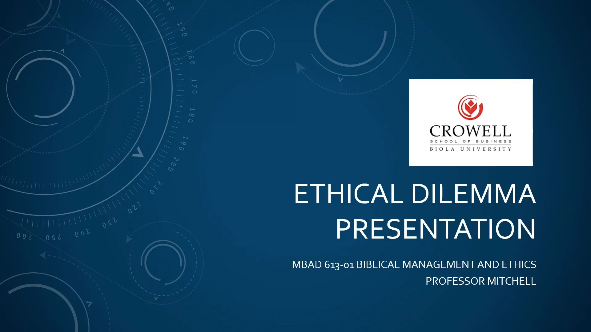 Ethical Dilemma Powerpoint Presentation Video on Vimeo