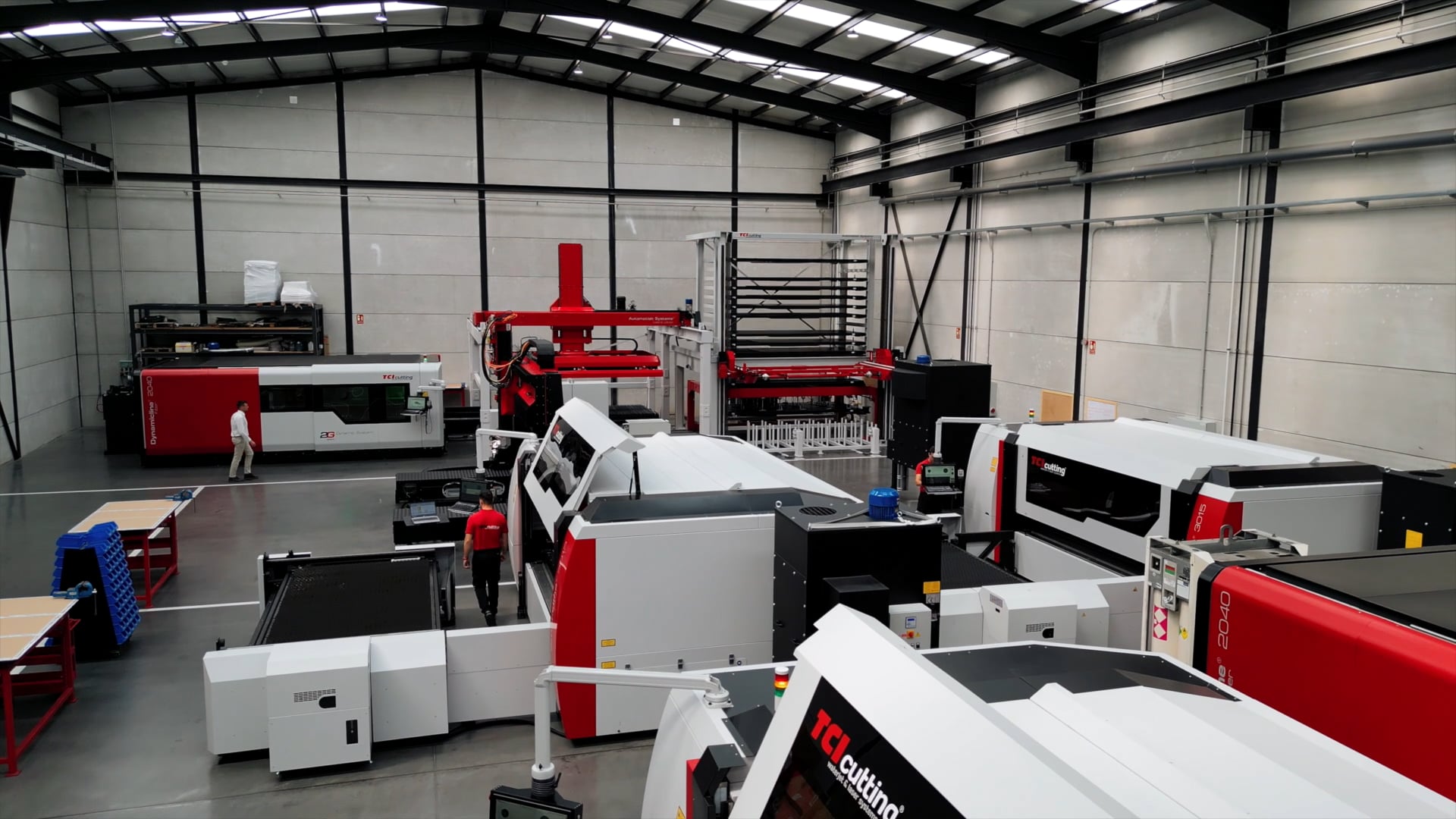 TCI Cutting | Dynamicline Fiber 2040 Automation Systems Load & Unload ...