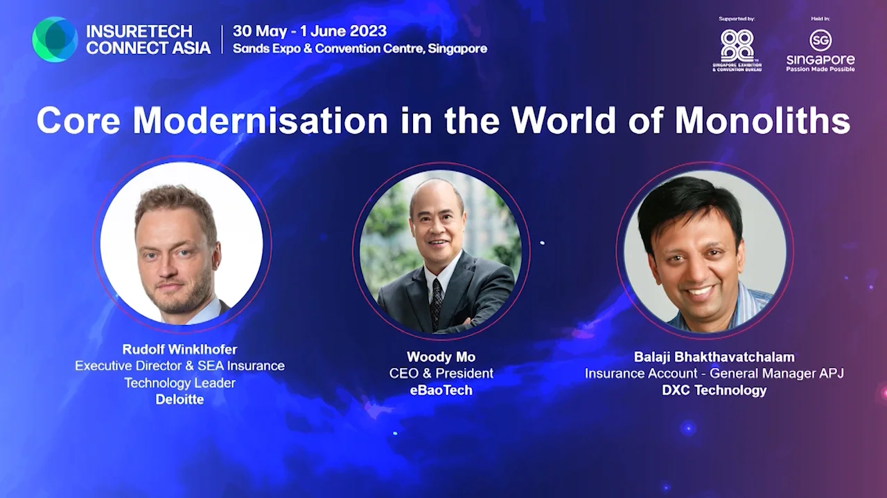 ITCA 2023 - Panel discussion on "Core Modernisation in the World of Monoliths" between eBaoTech ...