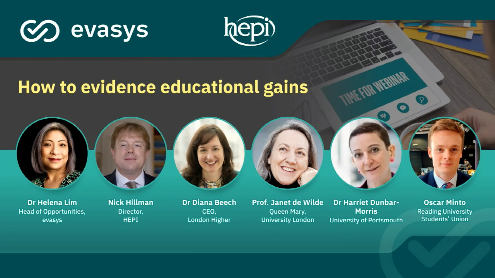 Joint evasys-HEPI Evidencing TEF Lunch&Learn webinar on Vimeo