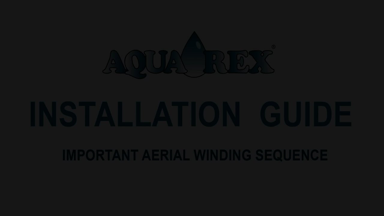 Aqua-Rex Installation Guide