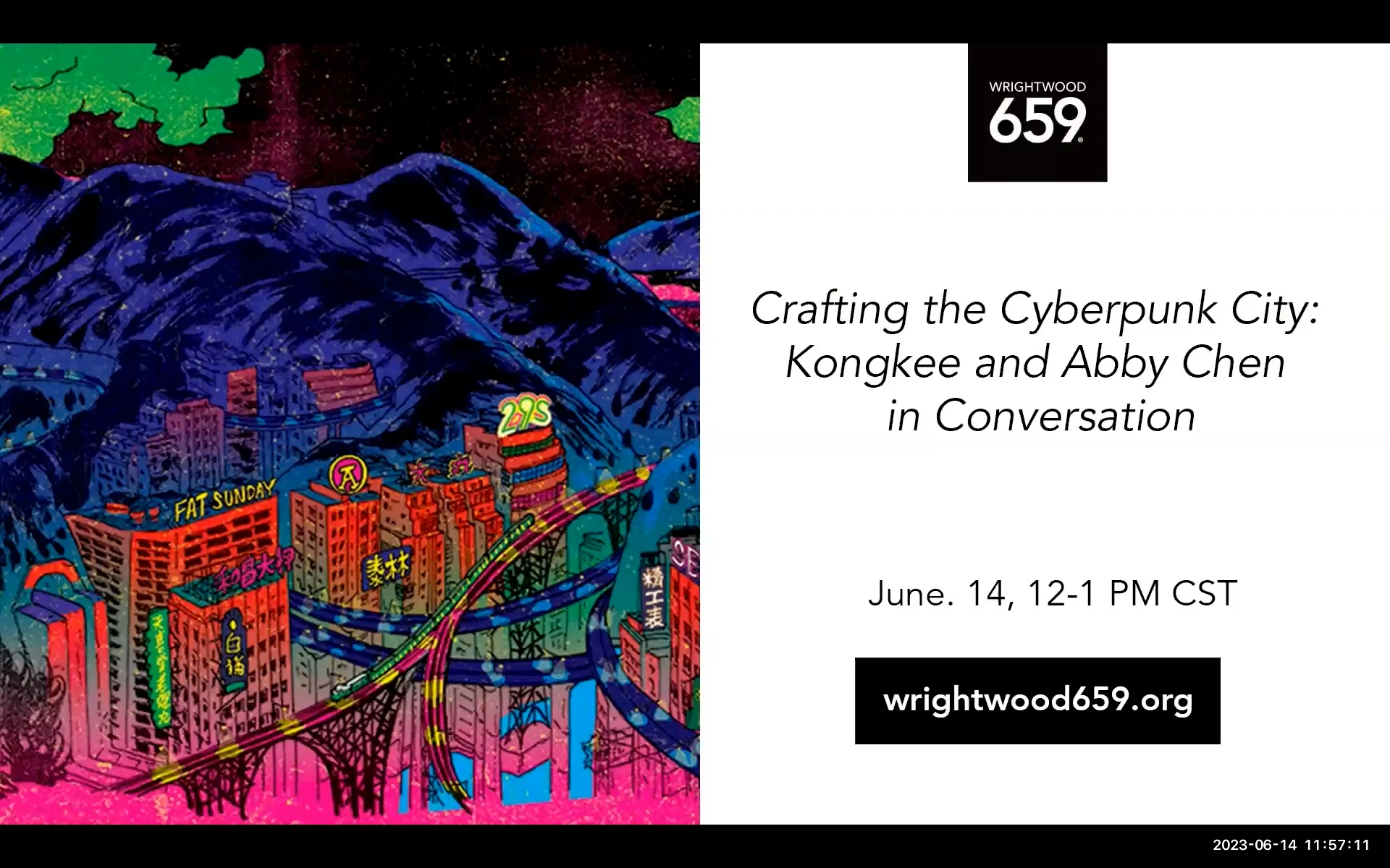 Crafting the Cyberpunk City: Kongkee and Abby Chen in Conversation on Vimeo