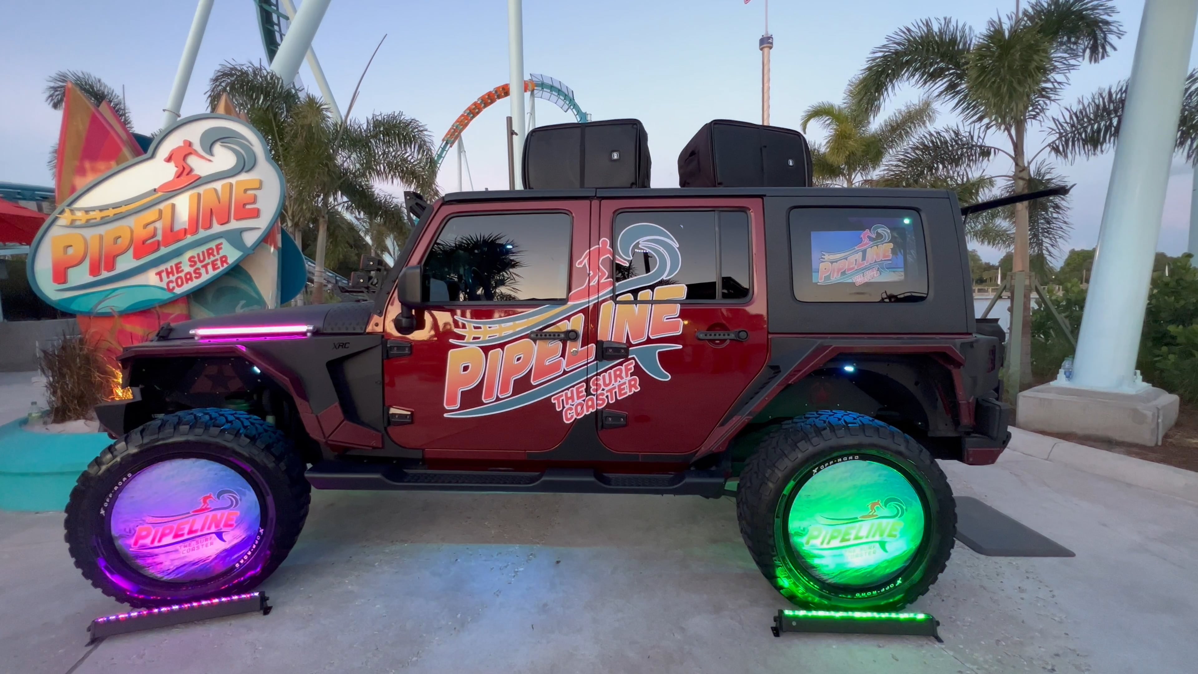 Jeep Xtreme DJ - Pipeline Coaster, SeaWorld on Vimeo