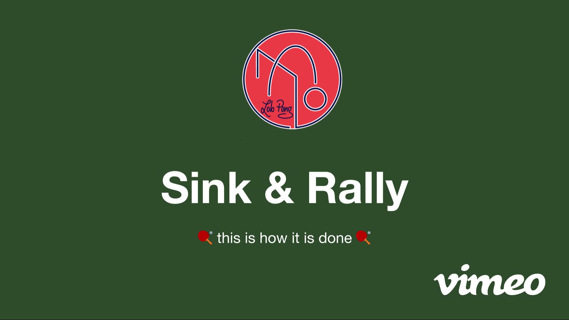 Sink & Rally on Vimeo