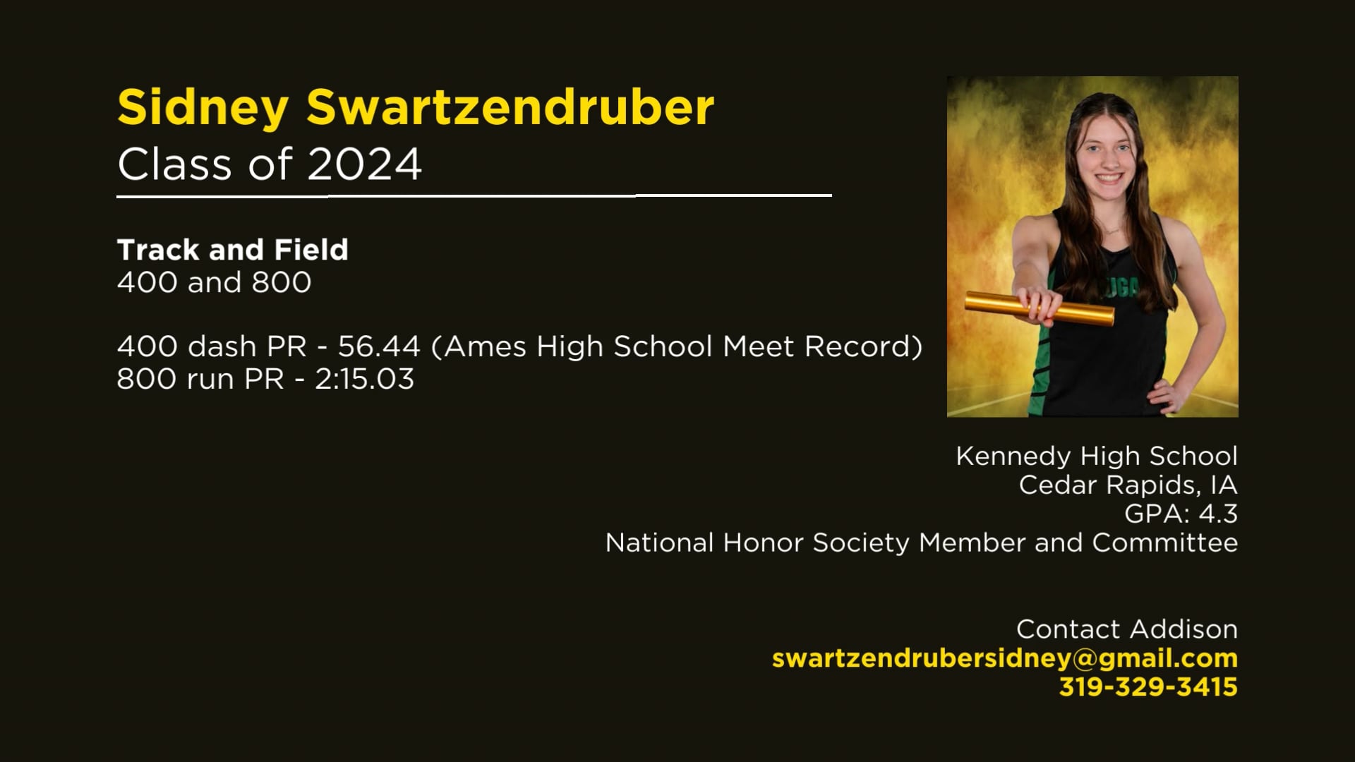 Sidney Swartzendruber on Vimeo