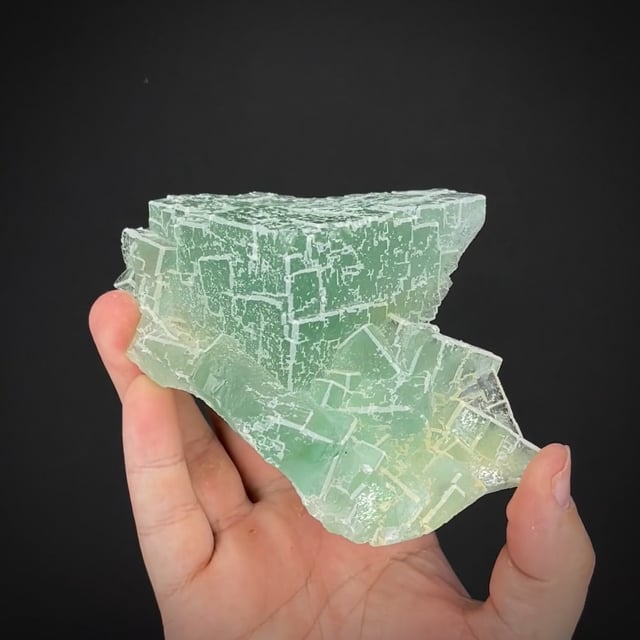 Fluorite w/ Fluorite (unique 2013 pocket) | Shangrao, Jiangxi, China