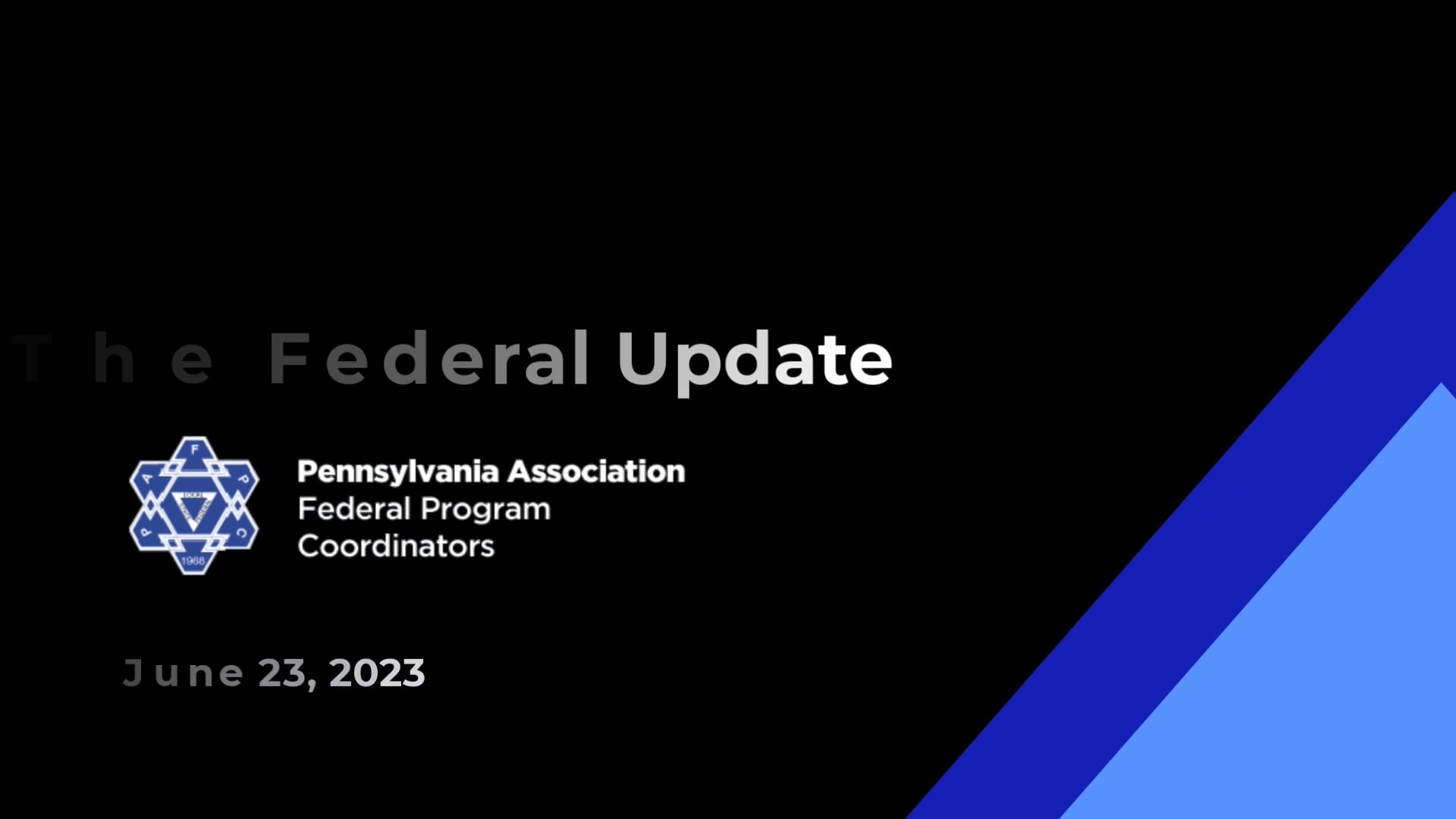 PAFPC Federal Update June 23 2023 on Vimeo