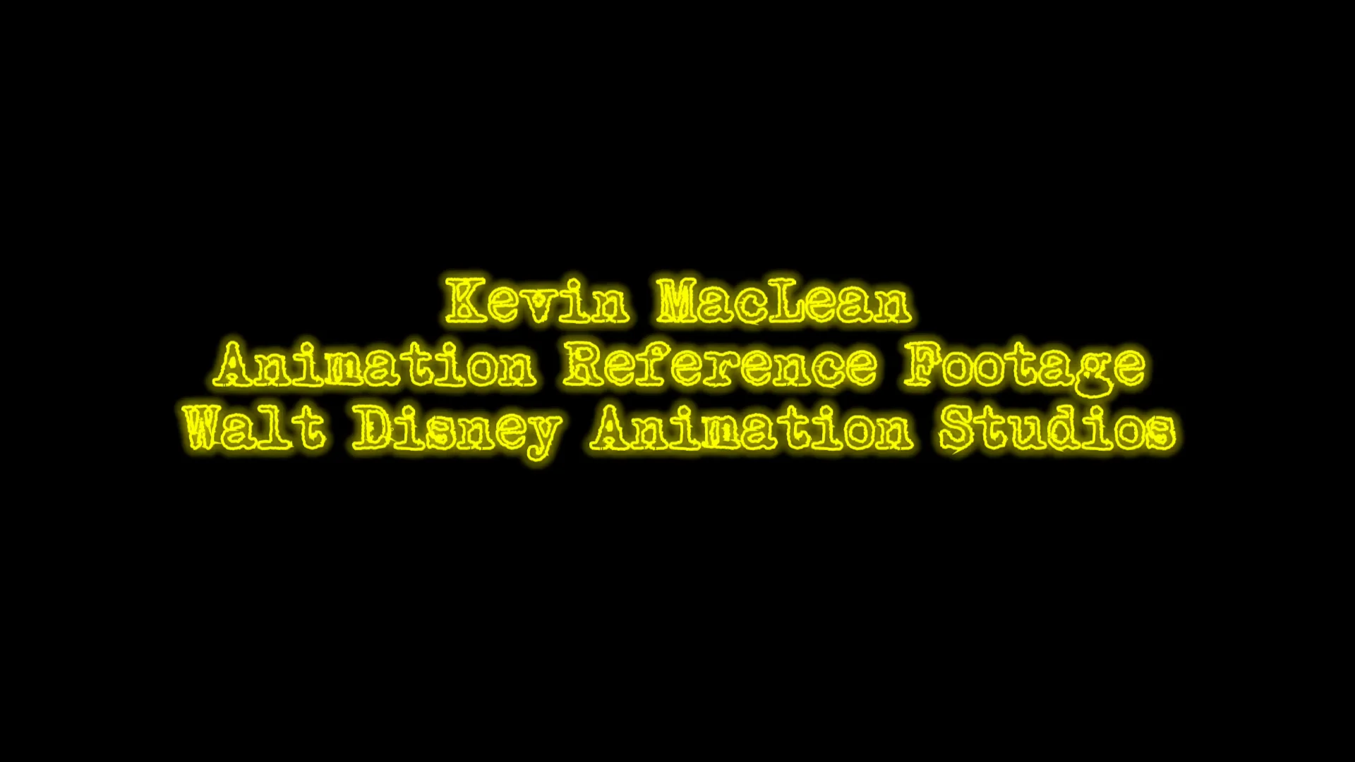 Kevin MacLean: Animator Reference Footage
