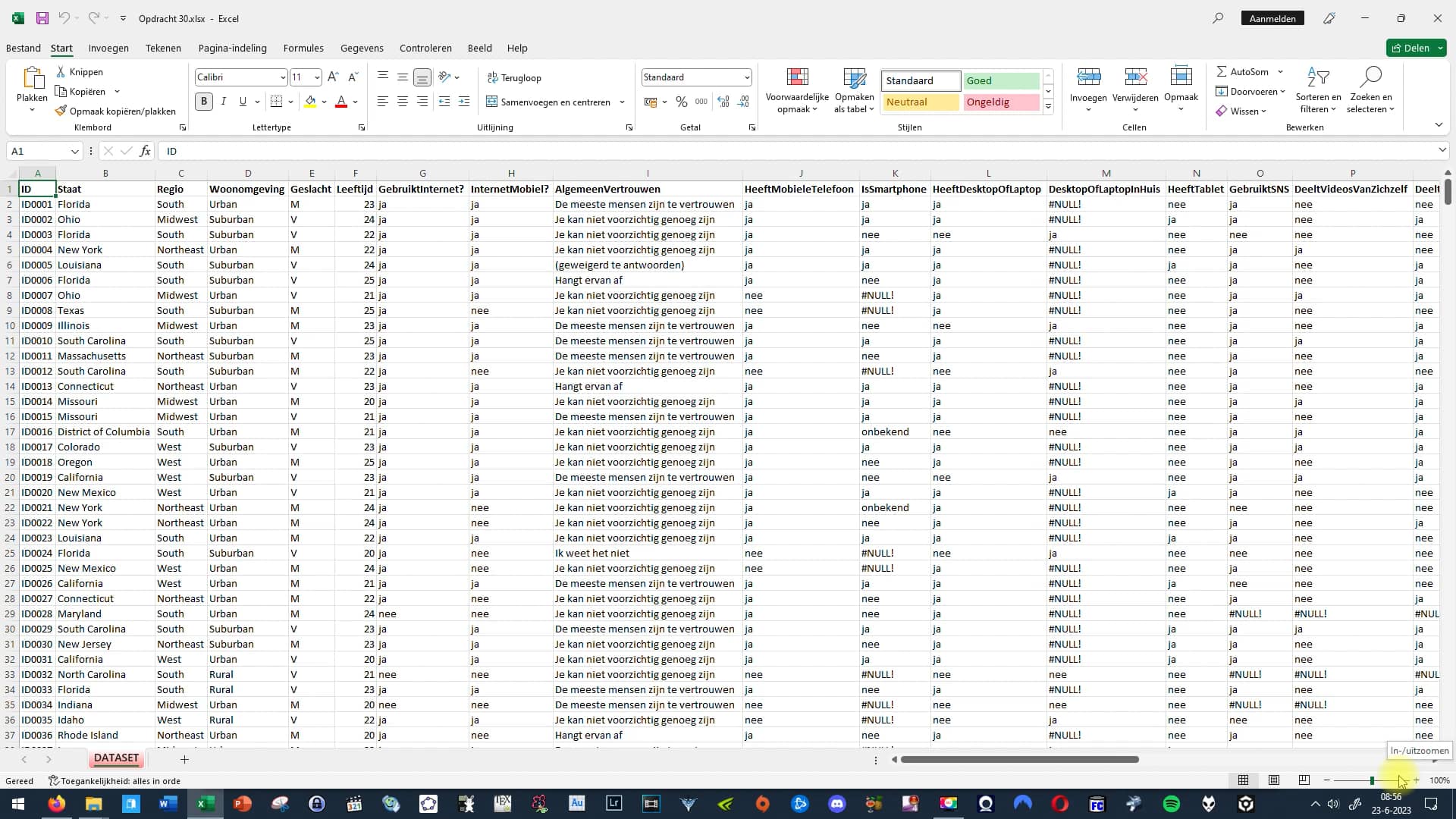 Excel - Opdracht 30 on Vimeo