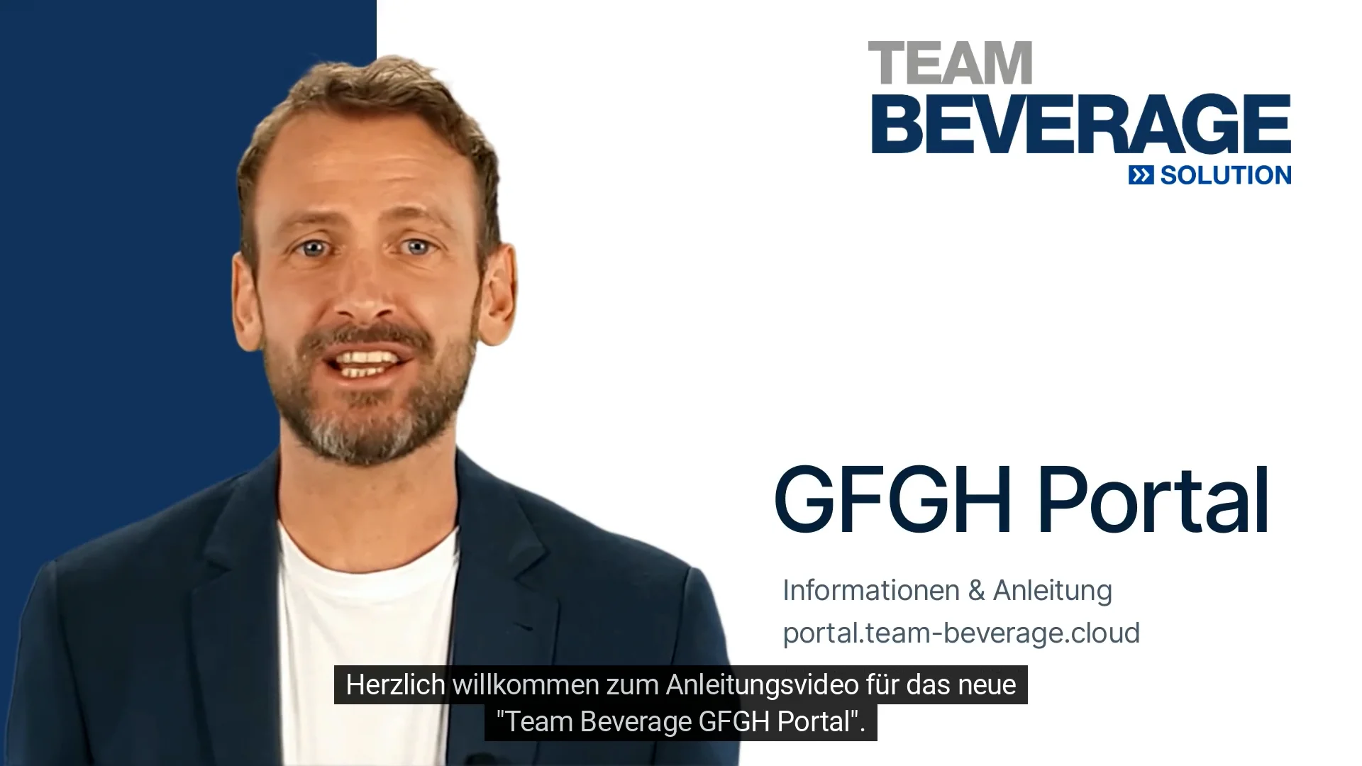 Schulungsvideo Team Beverage GFGH Portal