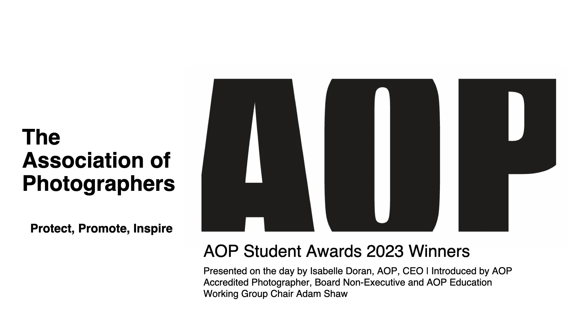 AOP Student Awards 2023 Presentation on Vimeo