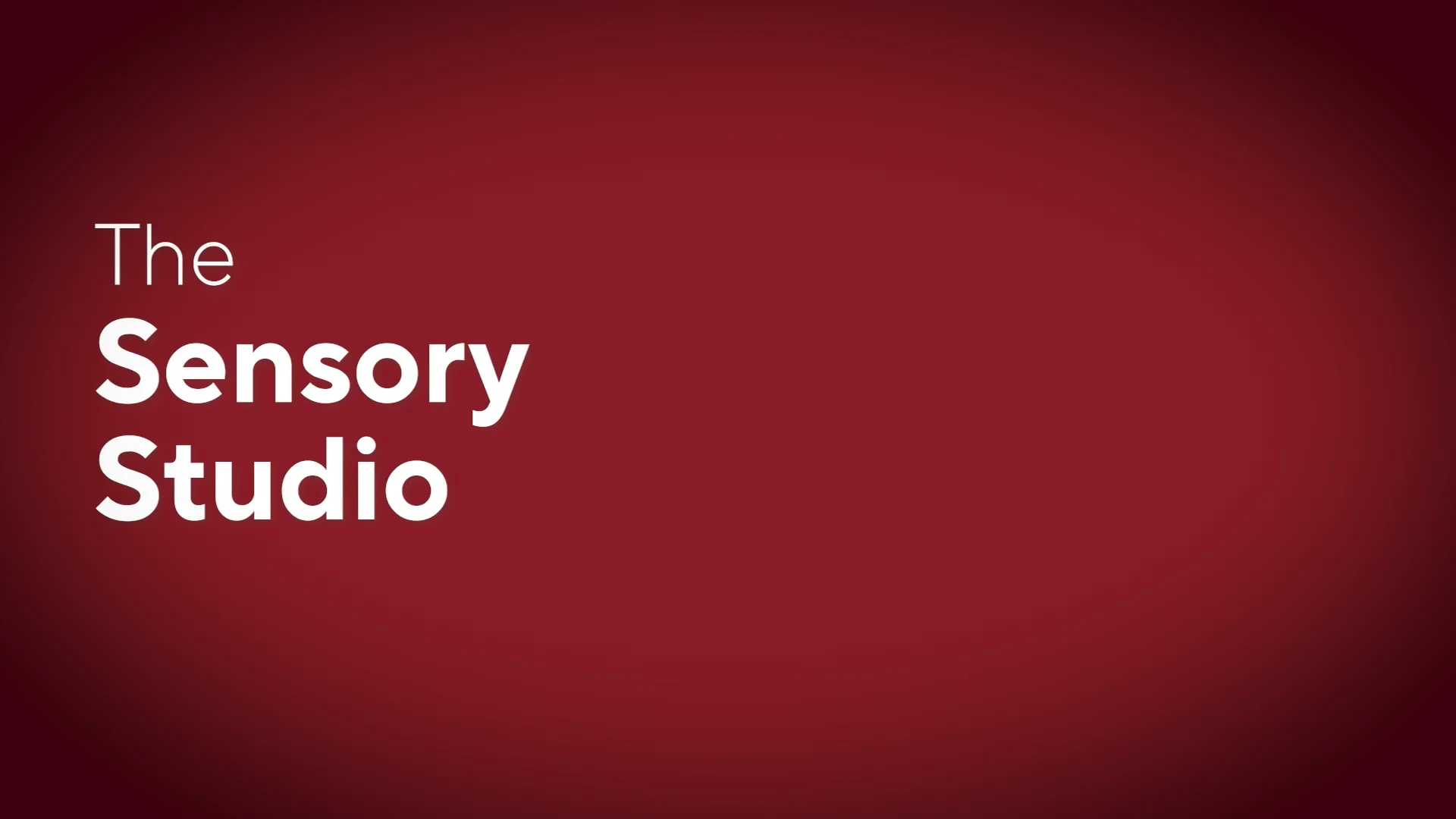 Sensory Studio Artists Film