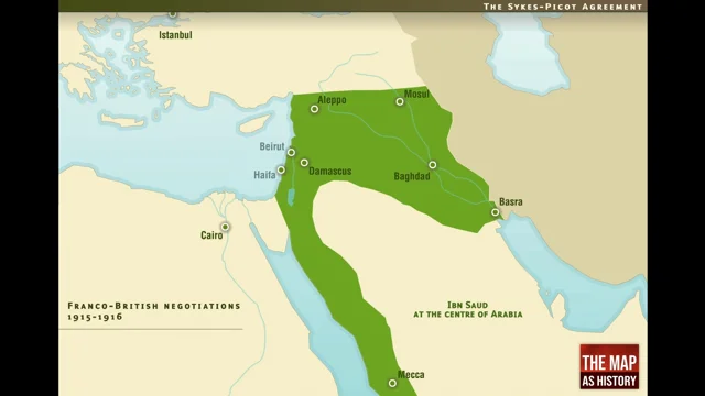 Balfour Declaration Map