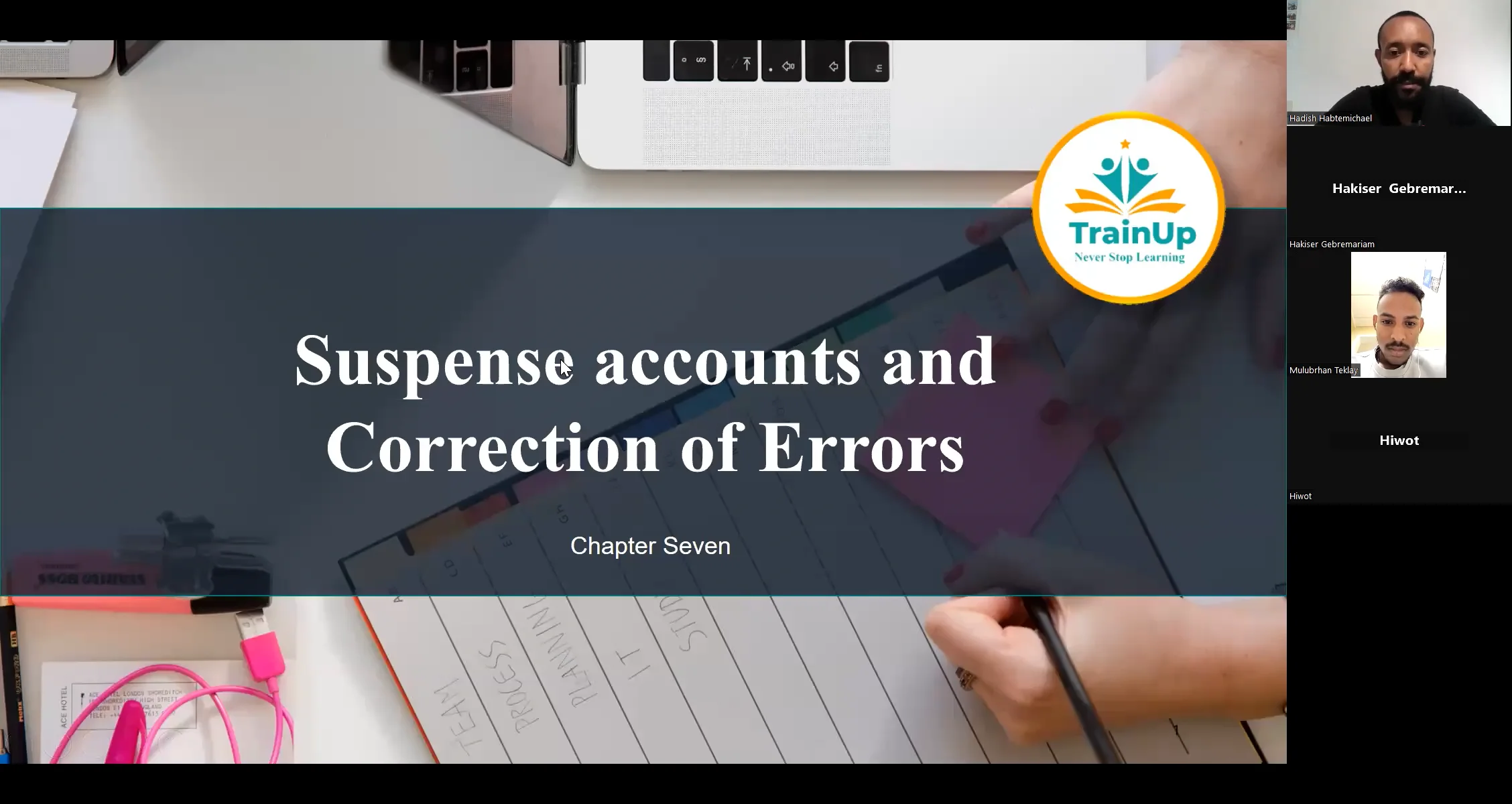 7.1 Correction of Errors and Suspense Account on Vimeo
