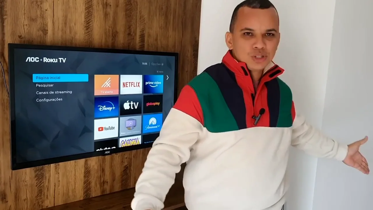 Instalar aplicativos na Tv ROKU , AOC TCL Philco Philips on Vimeo
