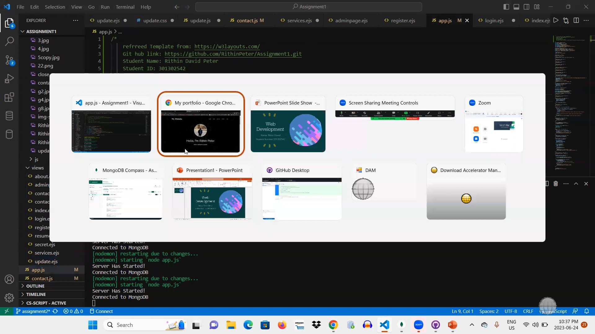 Assignment2 Demo- Web Development on Vimeo
