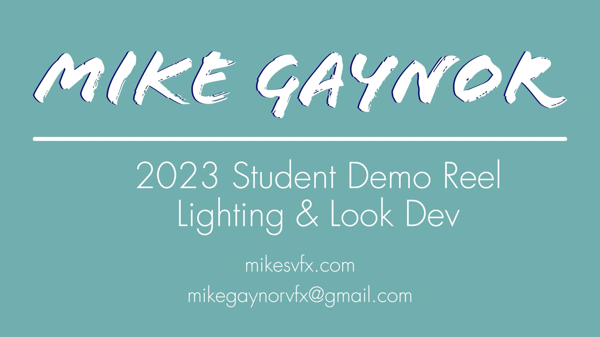 Mike Gaynor 2023 Lighting Demo Reel on Vimeo