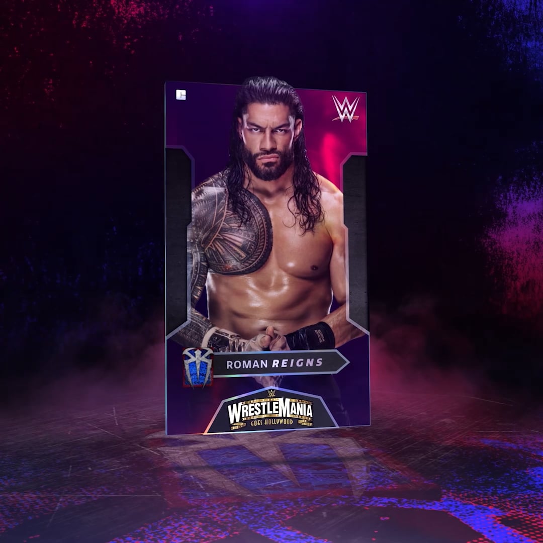 Roman Reigns WrestleMania 39 Digital Trading Card on Vimeo
