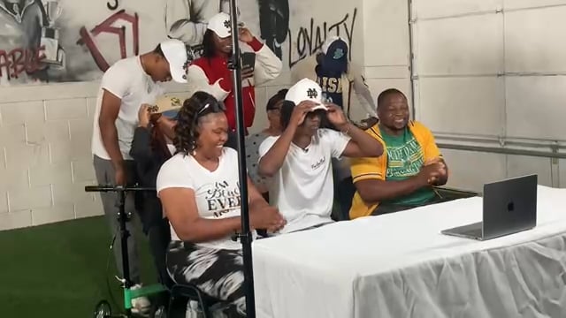 Brauntae Johnson chooses Notre Dame on Vimeo