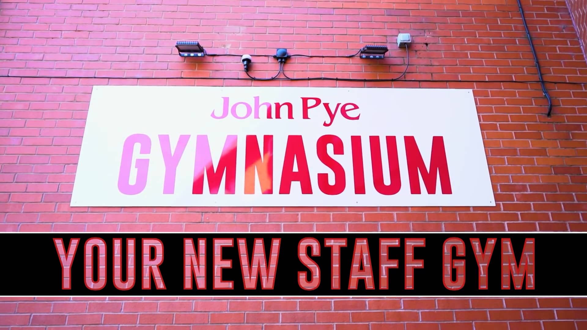 John Pye STAFF GYM on Vimeo