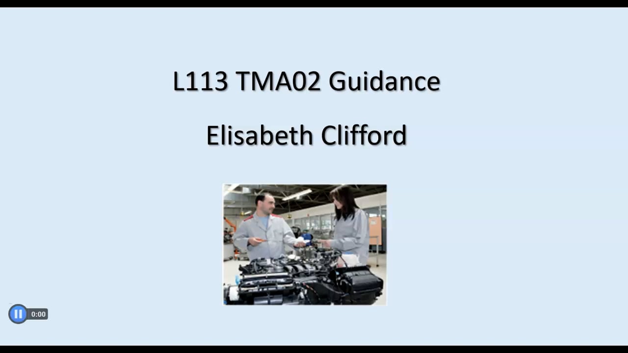 L113 23J TMA02 Guidance on Vimeo
